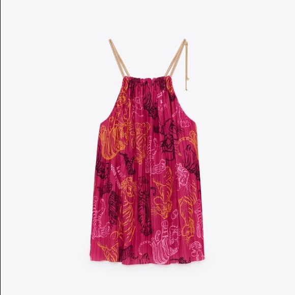 Zara | Tops | Zara Disney Stories Collection Halter Top Pink New | Poshmark